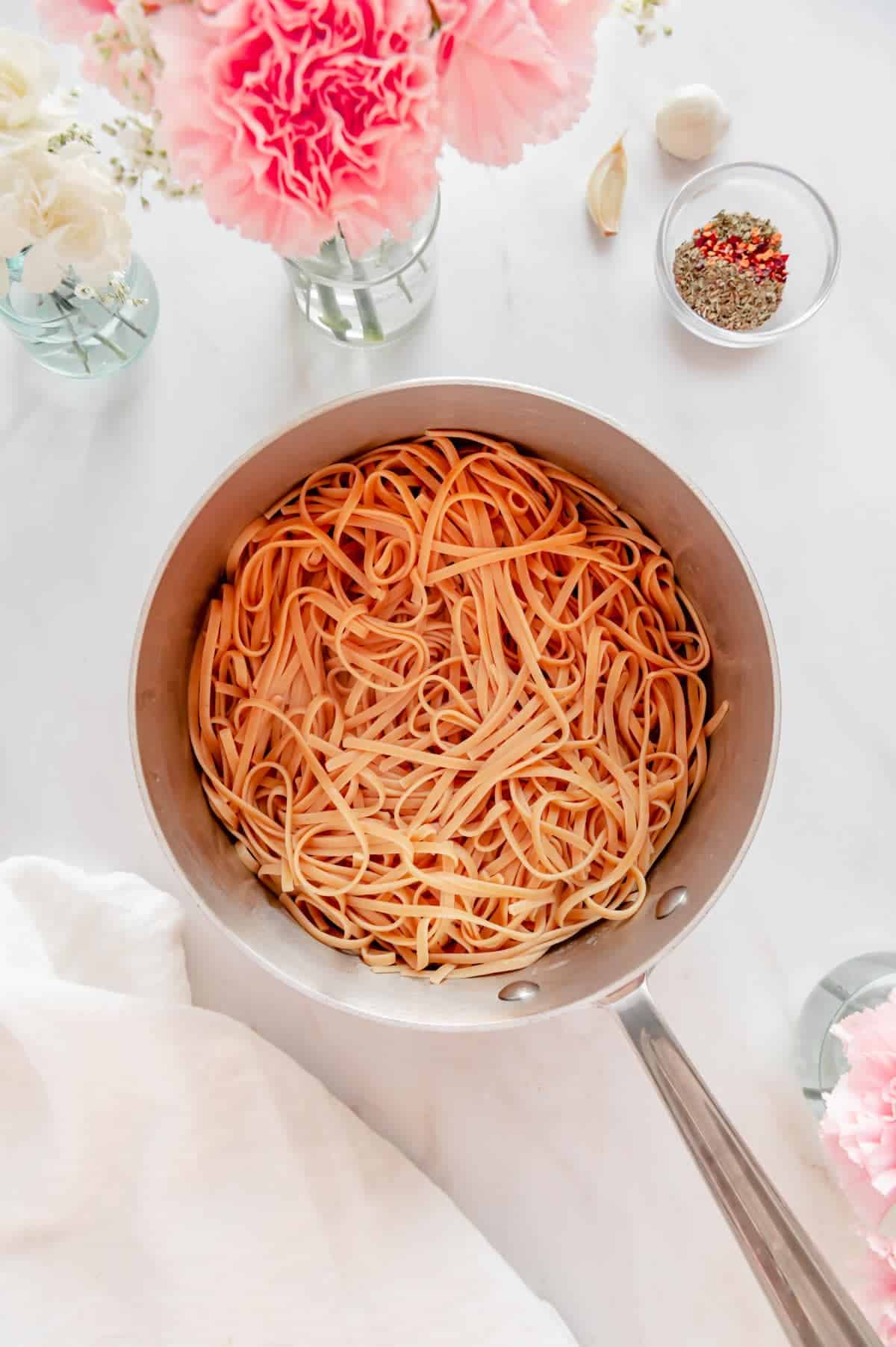 Vegan Pink Pasta - Best Served Vegan