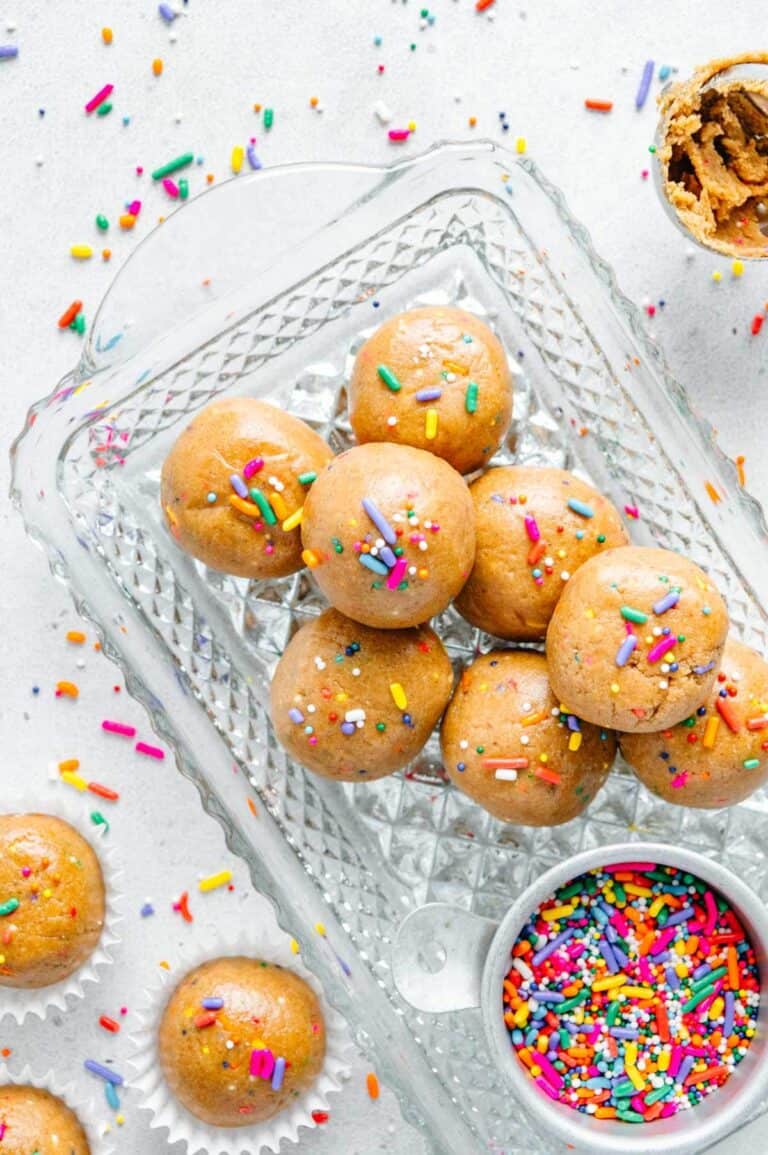 Vegan Funfetti Protein Bites - Best Served Vegan