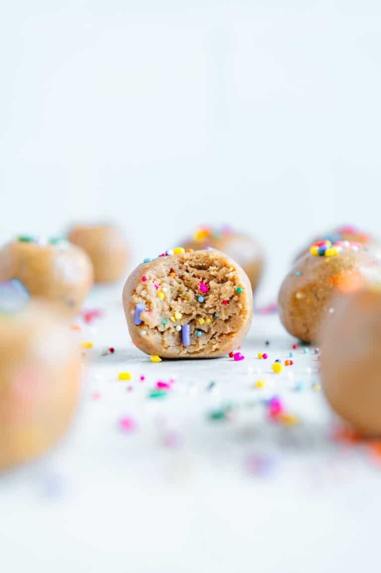 Vegan Funfetti Protein Bites - Best Served Vegan