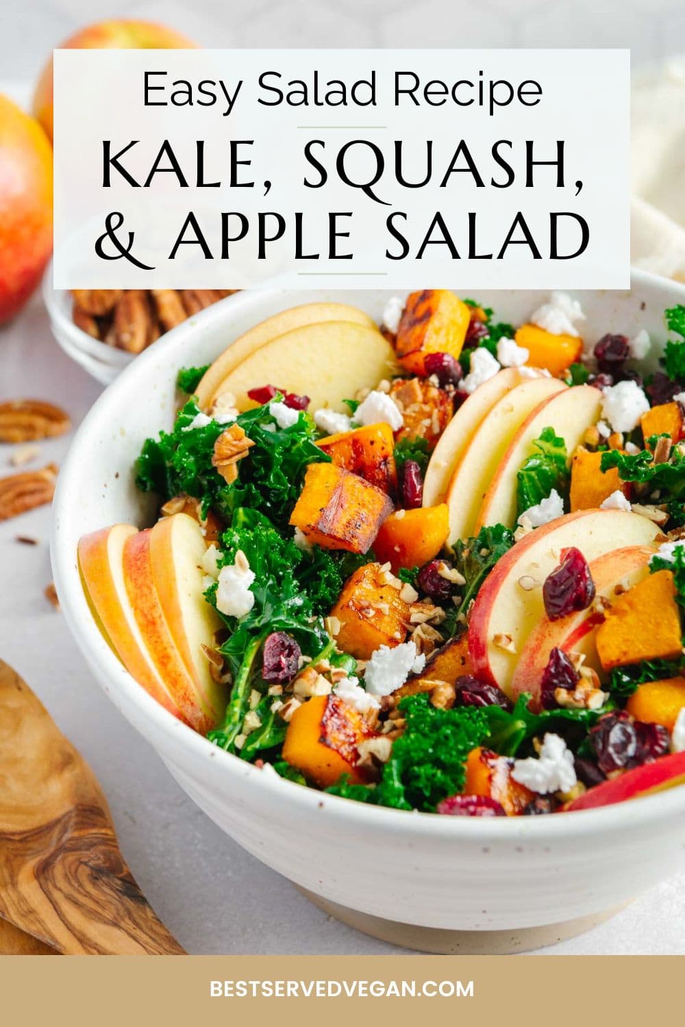 Vegan Fall Harvest Salad - Best Served Vegan