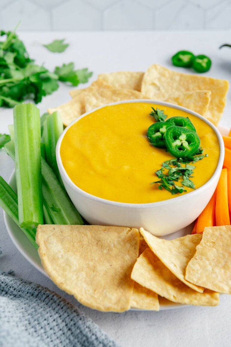 Vegan Nacho Cheese without Cashews - Best Served Vegan